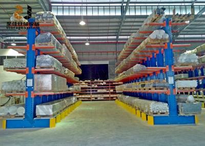 China Customized Steel Q235 Cantilever Wood Storage Rack 6000mm Height 1800mm Arm for sale