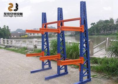 China Heavy Duty Cantilever Lumber Rack Steel Q235 250-800 lbs Capacity Custom Size for sale