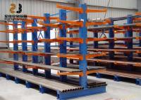 China Heavy Duty Cantilever Storage Racks Industrial Single Side / Double Side for sale