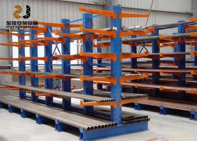 China Heavy Duty Cantilever Storage Racks Industrial Single Side / Double Side for sale