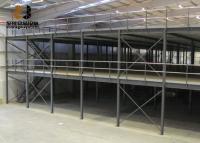China Epoxy Powder Coated Steel Mezzanine Floor 2 Layer 1000kg Capacity Warehouse Racking for sale