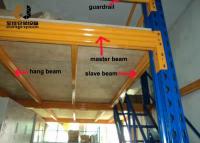 China Epoxy Powder Coated 2-Layer Mezzanine Floor Stairs Max 6000mm Upright Steel Q235 for sale
