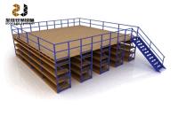 China Boltless / Rivet Shelving Mezzanine Floor Systems , Max 6000mm Upright for sale