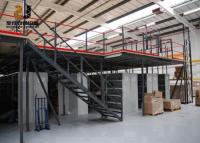 China Industrial Mezzanine Floors 500kg-1500kg per sqm Steel Q235 Q345 Customizable for sale