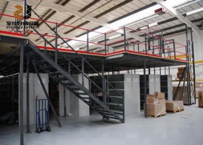 China Industrial Mezzanine Floors 500kg-1500kg per sqm Steel Q235 Q345 Customizable for sale