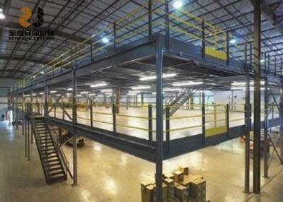 China Epoxy Powder Coated Q235 Steel Mezzanine Racks 6000mm Upright 500-1500kg Capacity for sale