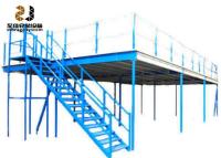 China Steel Q235 Q345 Epoxy Coated 2 Layer Mezzanine Platform Max 6000mm Upright Pallet Rack for sale