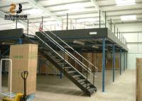 China Galvanized Steel Warehouse Mezzanine Floor 500-1500kg per sqm for Material Handling for sale
