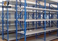 China Epoxy Powder Coated Warehouse Shelving Rack 200-500kg Capacity Custom Size for sale
