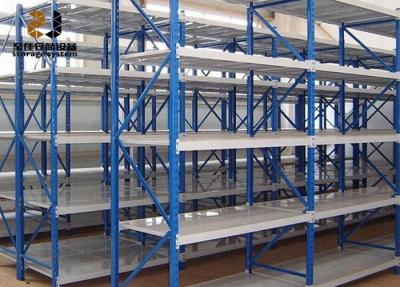 China Epoxy Powder Coated Warehouse Shelving Rack 200-500kg Capacity Custom Size for sale