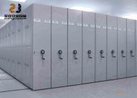 China Powder Coating Mobile Shelving Systems with Safety Lock Easy Assemble for sale