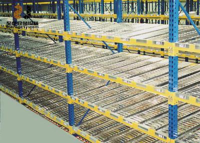 China Q235 Steel Flow Racks 1500kg Capacity Custom Length for Warehouse Storage for sale