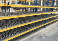 China Custom Flow Through Racking System 1000-12000mm Height with 500-2000kg Capacity and 5-Year Warranty for sale