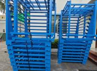 China Steel Stackable Warehouse Racks - 4-High Stacking Capacity with Hot-Dip Galvanized Finish for Industrial Storage for sale