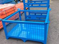 China Non-collapsible stacking storage cages for warehouses for sale
