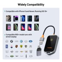 China Wireless Carplay Adapter For Apple Ios Fast Convert Wired To Wireless Carplay Dongle for sale