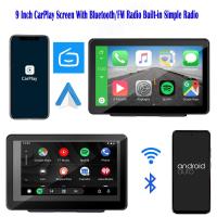 China 9 Inch Portable Carplay Radio Smart Touch Screen Universal Carplay And Android Auto for sale