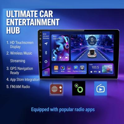 China 10 Inch Universal Car Radio Supports Carplay And Android Auto Built In Fm Car Radio for sale