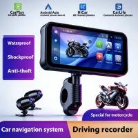 China High Sensitivity Touch Screen Motorcycle Tachograph With Carplay Compatibility for sale