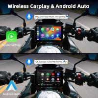 China 5.5 Inch Motorcycle Carplay Radio Navigation Android Auto Huawei Hicar Driving Recorder for sale