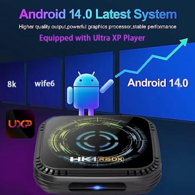 China HK1 RBOX H8X Allwinner H728 Android 14 Set Top Box 8K HDR WiFi 6 with Ultra XP Player for sale