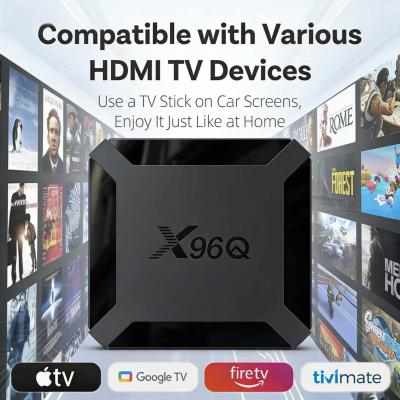 China Customized Xtream Codes API X96Q Android 10 Tv Box 4k Resolution Ultra Hd for sale