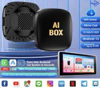 China OEM Custom Wholesale Android 13 Carplay Ai Box 2-in-1 Wireless Carplay Android Auto for sale