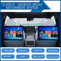 China Factory Wholesale 13.5 Inch Android Car Radio 4K Streaming Headrest Monitor. for sale