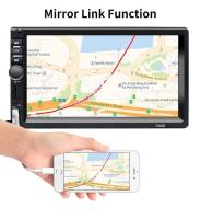 China Factory OEM ODM Wholesale 7 Inch Hd Touch Screen Car Radio 2 Din MP5 DVD Player for sale