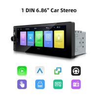China Voda 1 Din 6.86 Inch Touchscreen Multimedia Car Radio With Android Auto And Carplay for sale