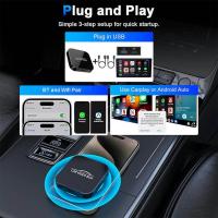 China Smart Car Video Box Wireless Carplay Android Auto Adapter For Cars Vans Trucks for sale