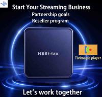 China Factory Customized H96 Max Android TV Box 4gb+32gb Wholesale For European Canadian Uk Arab Distributors for sale