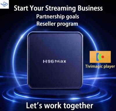 China Factory Customized H96 Max Android TV Box 4gb+32gb Wholesale For European Canadian Uk Arab Distributors for sale