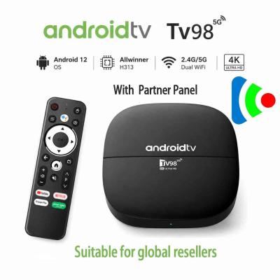 China TV98ATV Android 12 TV Box Factory Direct With Tivimagic Player OEM ODM Wholesale for sale