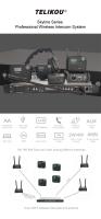 China Wireless Studio Intercom 100 16 Users Duplex For Professional Event Audio Video for sale