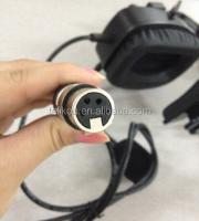 China TELIKOU HD-101 XLR 5 Pin Male Single-ear Full-Duplex Wired Intercom Headset Dynamic Micrphone System Film TV Stage for sale