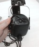 China TELIKOU HD-202 XLR 5 Pin Male Single-ear Full-Duplex Wired Intercom Headset Dynamic Micrphone System Anti-Noise Headset for sale