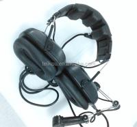 China TELIKOU HD-202 XLR 5 Pin Male Single-ear Full-Duplex Wired Intercom Headset Dynamic Micrphone System Anti-Noise Headset for sale