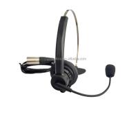 China TELIKOU NE-11 | Super Light Single Ear Headset Male Five PIn Intercom Muff Dynamic or Electret Microphone Clearcom for sale
