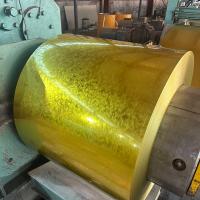 China Q195 Q235 Iron Color Coated Galvanized Steel Coil Metal Strip JIS G3322 ASTM A755/M for sale