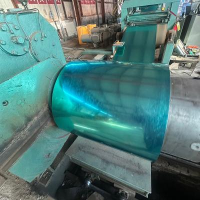 China Dx51d 0.45mm Thickness Soft Color Coated Steel Coil For Cutting Sheets Processing Service Included for sale