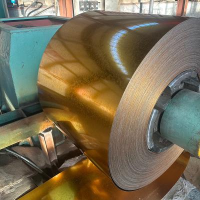 China Zinc Coated Cold Rolled Painted Sheet Metal Coils Wall Construction Industrial Use for sale