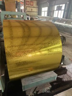 China Transparent Yellow 740*0.5 Color-Coated Steel Strip Corrosion and Rust Resistance. It features dual protection of base plate and organic coating, offering excellent water vapor resistance, oxidation r for sale