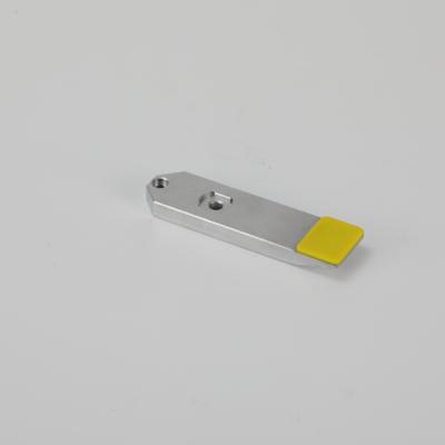 China Yellow CNC Machined Parts Durable Silver Rubber Coated High Accuracy For Industry for sale