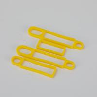 China Anti Static Cnc Machine Metal Parts Cnc Components Rubber Coated Yellow Lightweight for sale
