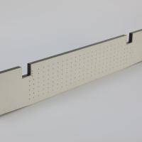 China Silver Plated Rubber Coated Custom Parts Rectangular Anti Corrosion For Industrial Machinery for sale