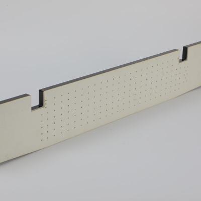 China Silver Plated Rubber Coated Custom Parts Rectangular Anti Corrosion For Industrial Machinery for sale