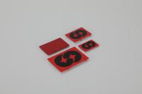 China Customized Red Stamping Parts Industrial Stamping Metal Component for sale