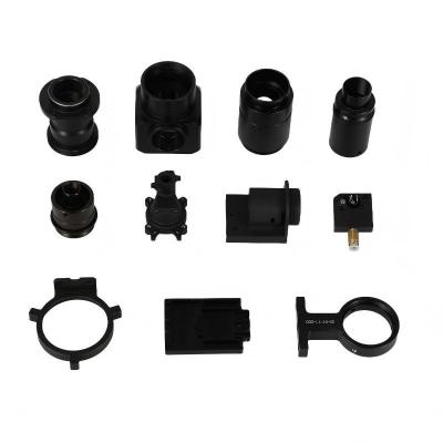China Black Prototype Sheet Metal Stamping Metal Shell Cutting Welding Pressing Components for sale