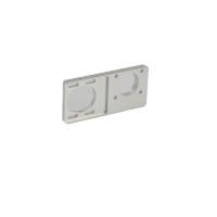 China Precision CNC Components Parts Industrial Equipment Silver Hollow Custom Processing Custom Manufacturing Mechanical Production for sale